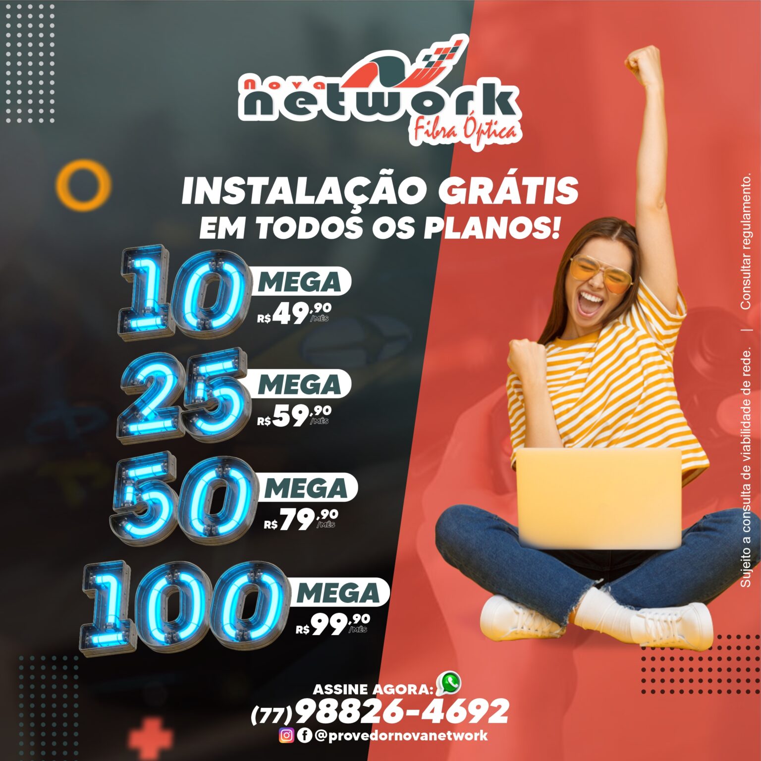 Nova Network, provedor de internet - a melhor conexão com planos que ...